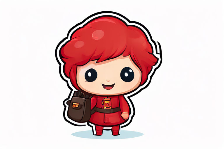 Rbc as a cute animated character with a bag by Josh Gaming - Playground