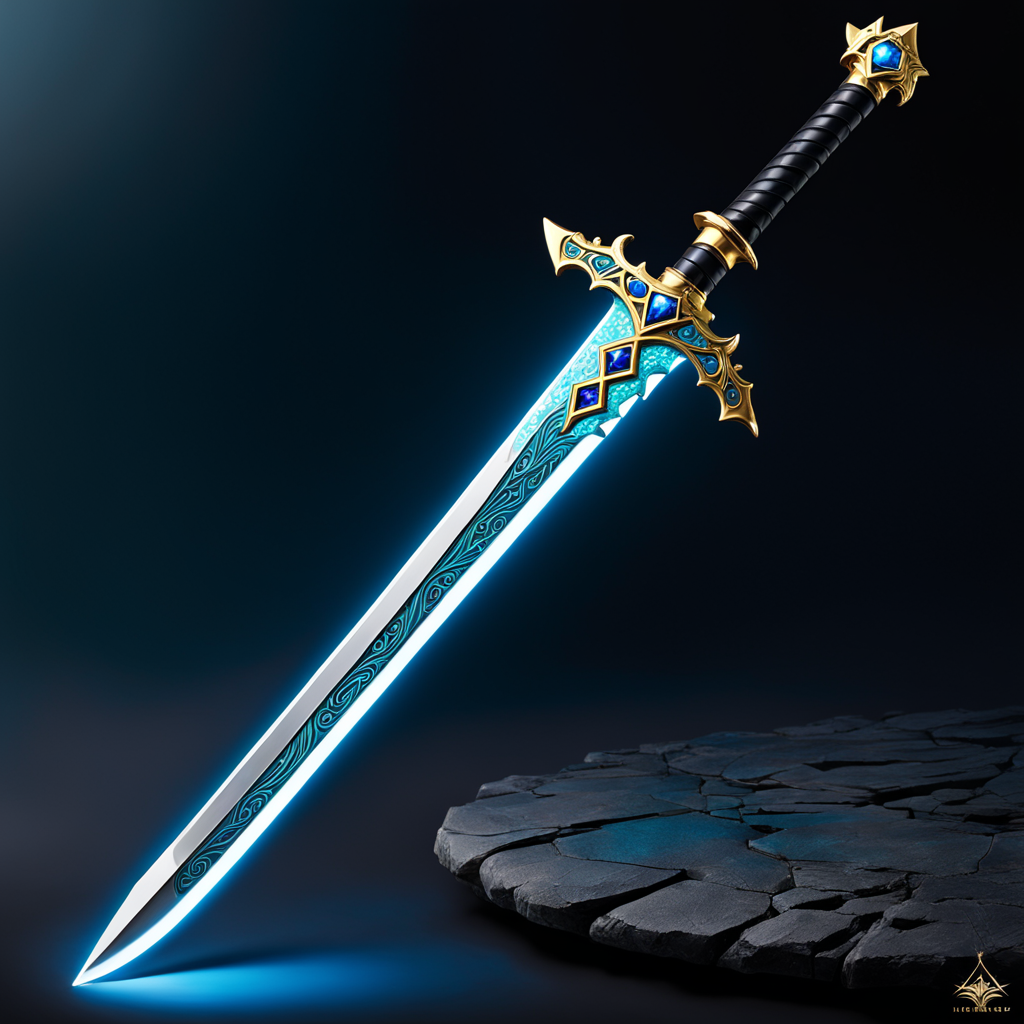 An anime-inspired sword by Jerry Lafume - Playground