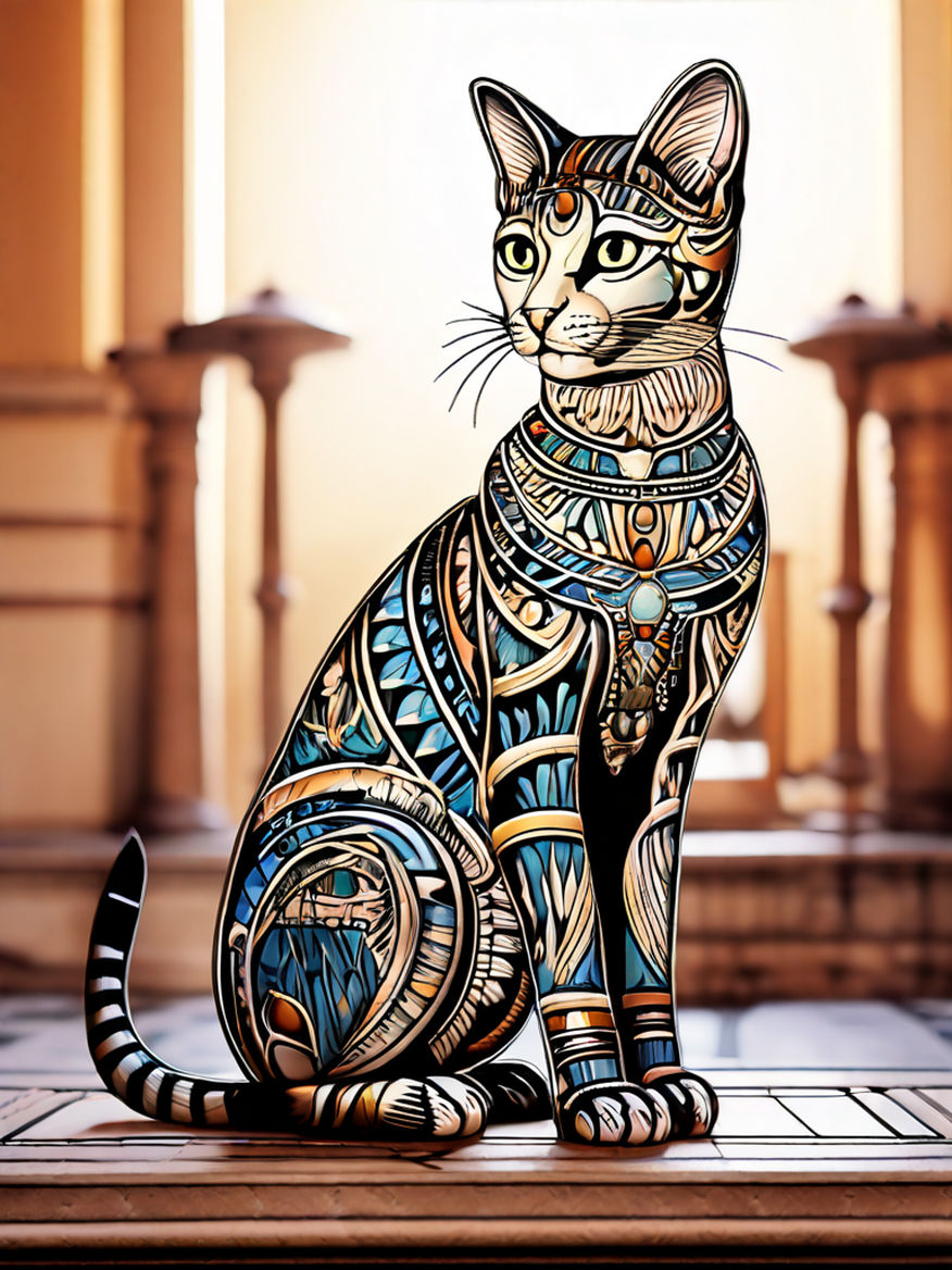Egyptian Cat in Geneve by ashraf ibrahim - Playground
