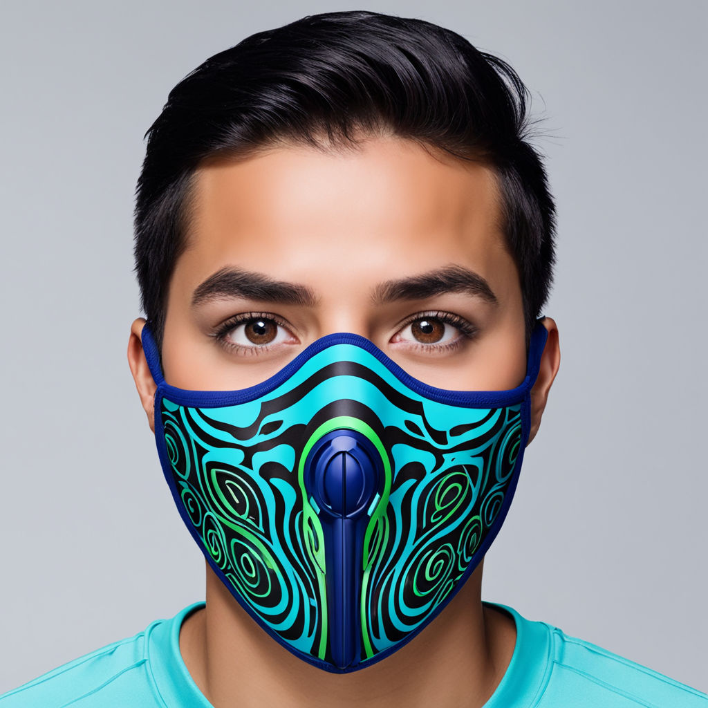 Make a full-face mask inspired by 'Duolingo' by ahmed saadi - Playground