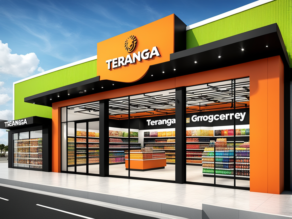 Ultra modern grocery store concept featuring the exterior of... by ...