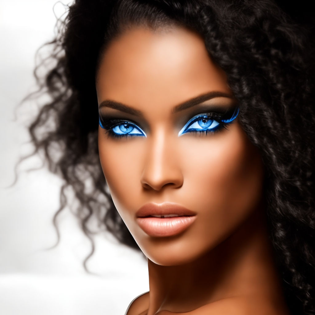 Get ready to be captivated by this stunning black female mod... by Ilan ...