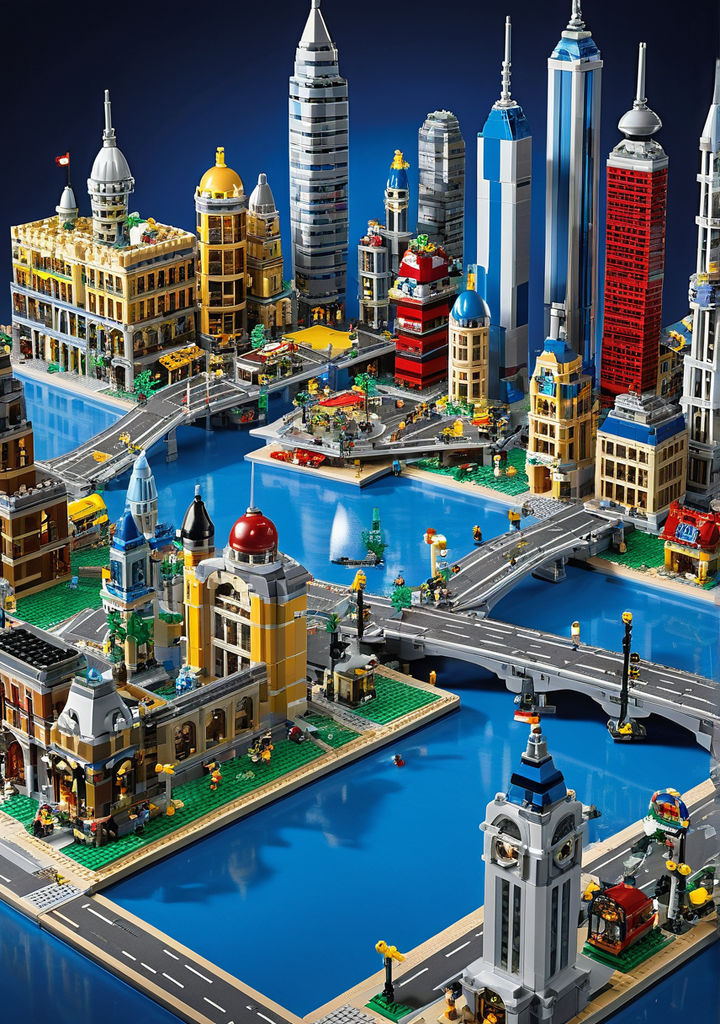 A modular Lego city by Esraa Alnajjar - Playground