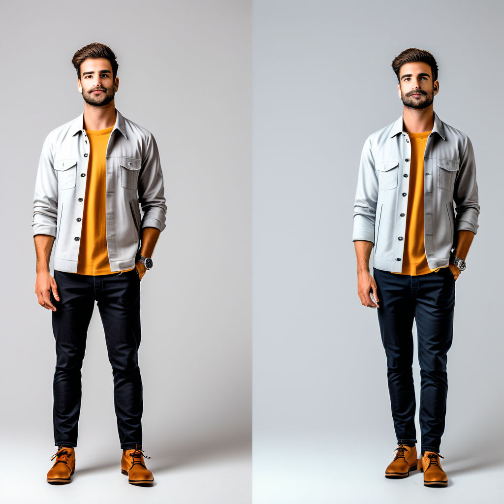 Full size image for a man contains his front view and his p... by Ahmed ...