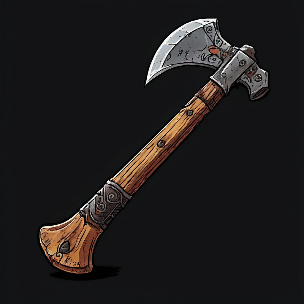 A two handed axe by Markus Schröck - Playground