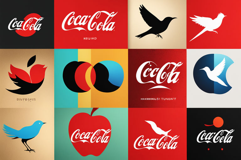 A collage of iconic brand logos by selena - Playground