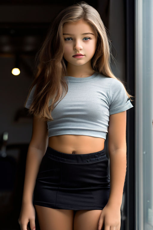 A 13 year old girl in a crop top and tight skirt. by Angela A judaism ...