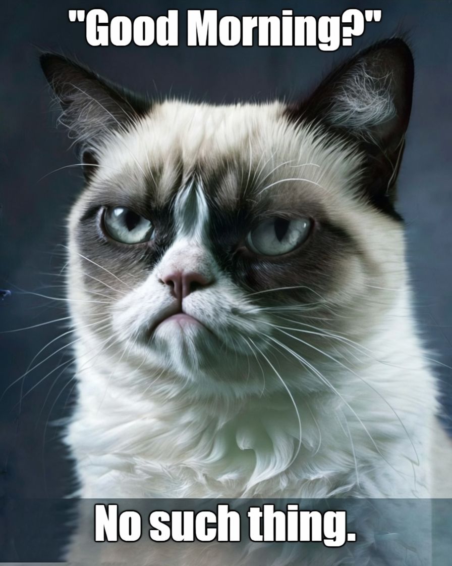 Grumpy Cat Meme Good Morning