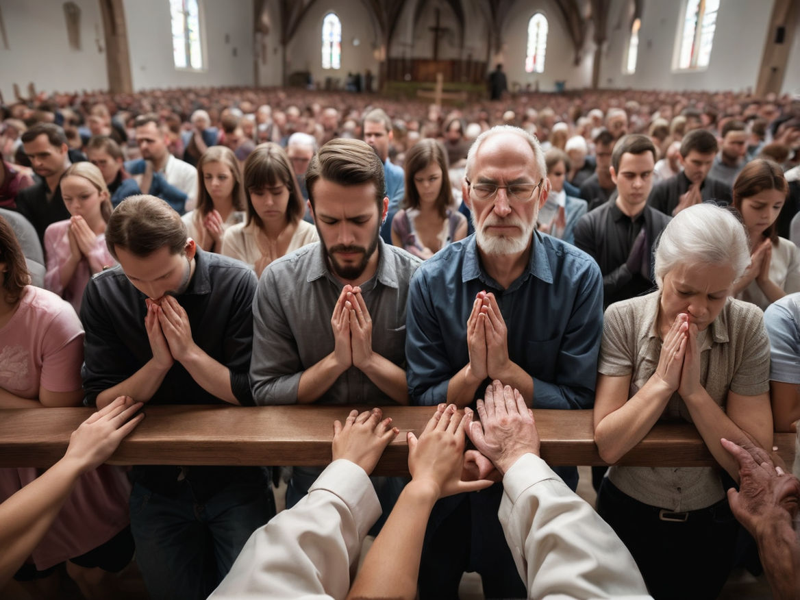 People praying by Kirsten Duncan - Playground