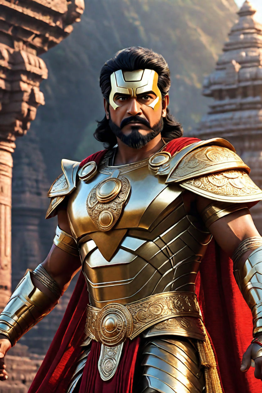 Indian Ancient God Ramayana by Kenny Tang - Playground