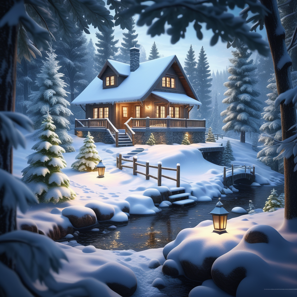 Beautiful Winter Landscape by Ciprian Dragos - Playground