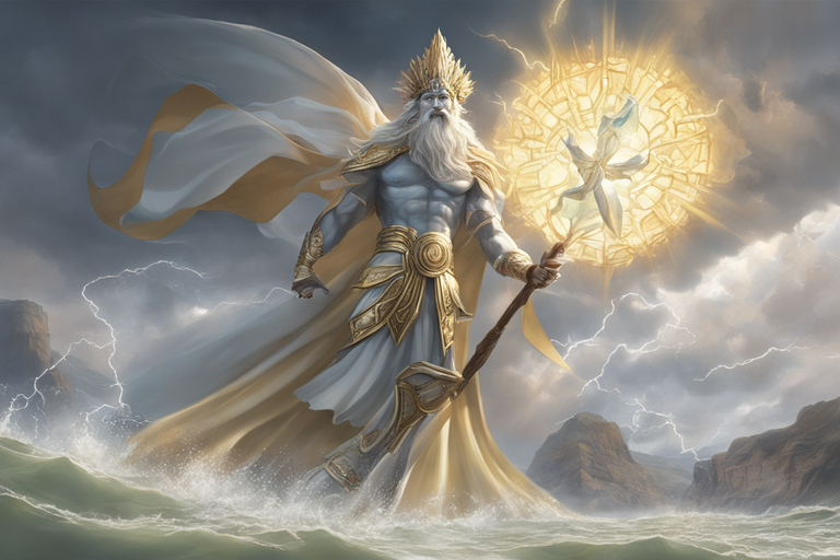 The god of light who oversees the river by 아리랑 힐링태극 아리랑 - Playground