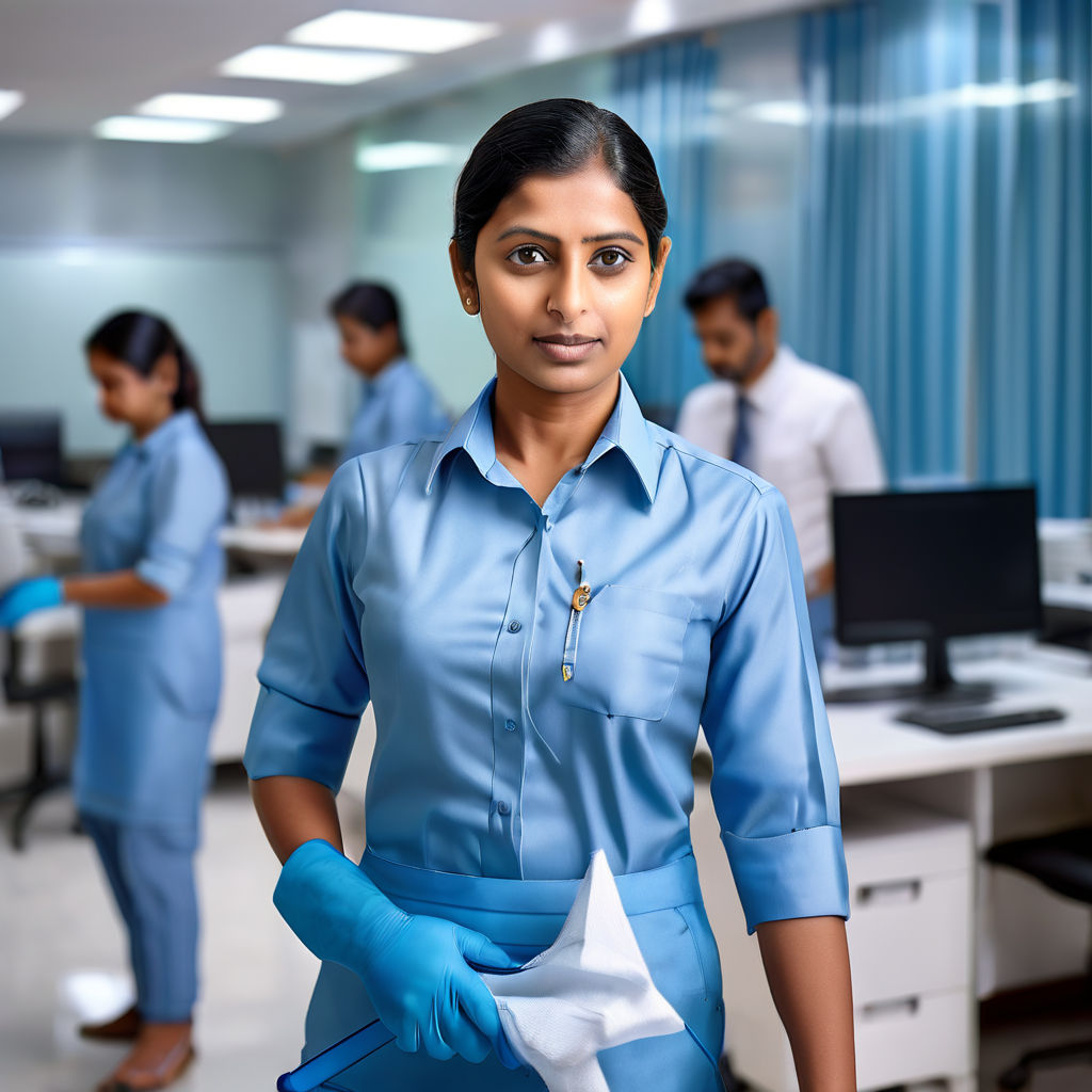 Indian housekeeping staff by umang goel - Playground