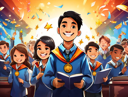 Cartoon of junior high school completers from the Philippine... by Ding ...