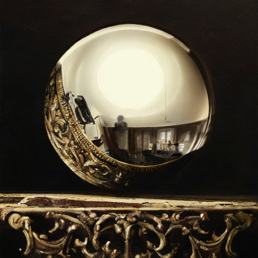 Still Life With Spherical Mirror by Peter Read - Playground