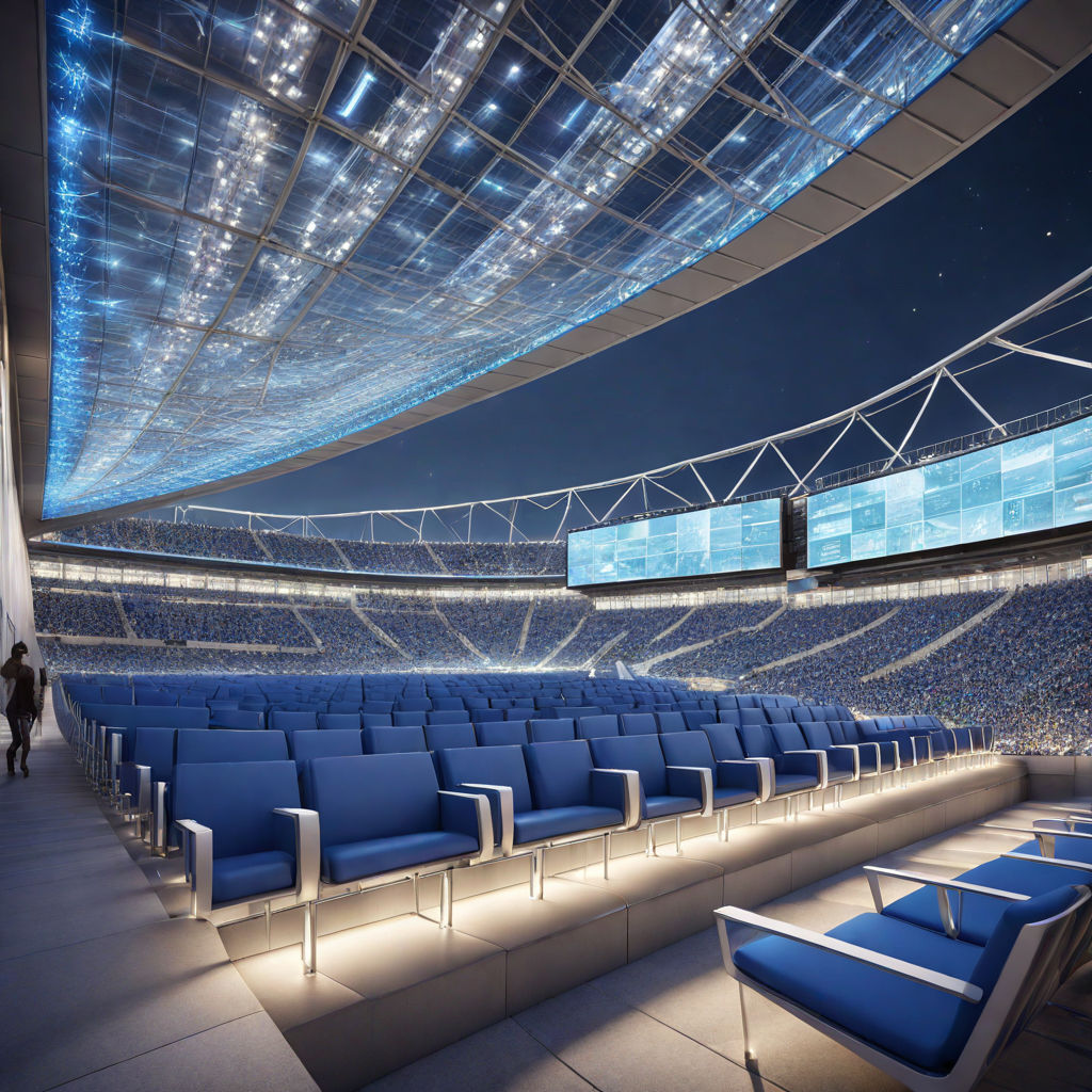 Architectural design of a massive football stadium by CC Dd - Playground