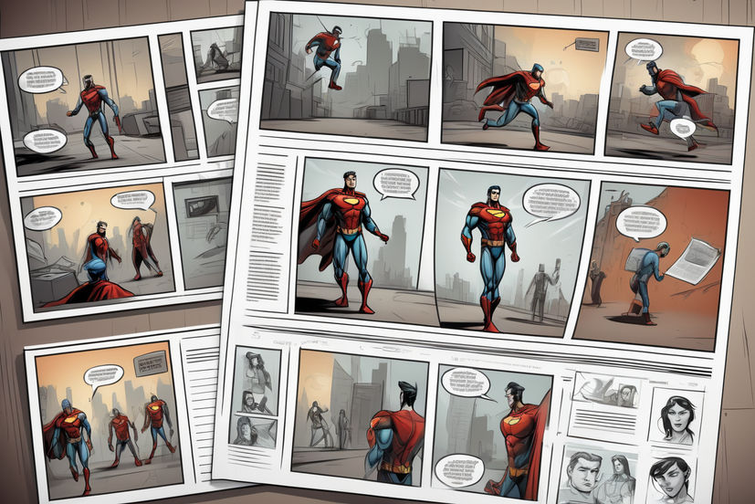 Realistic comic character storyboard by Robjel Hossen - Playground