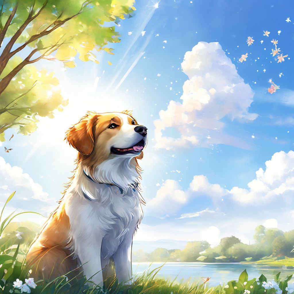 Create a facebook energy therapist profile picture dog and c... by K ...