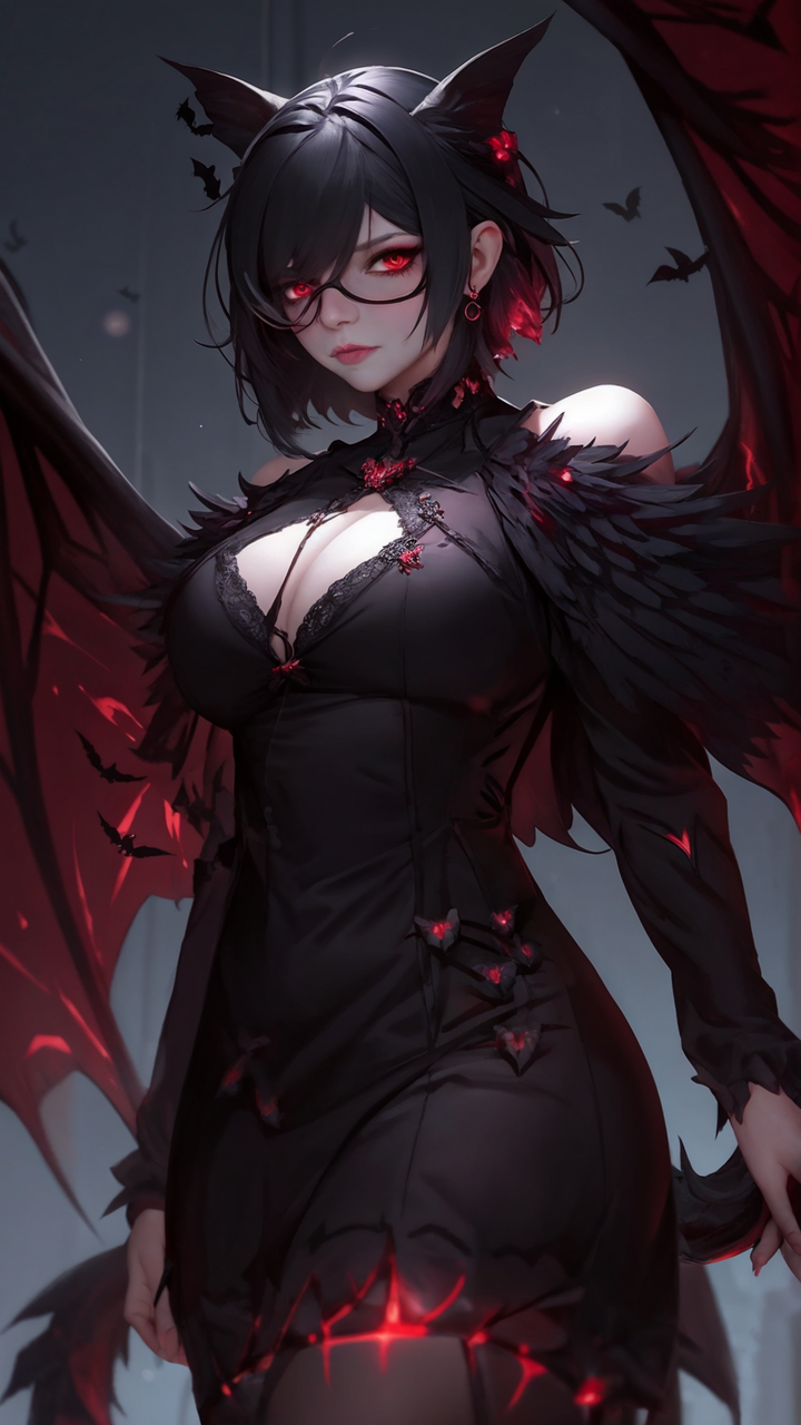 Unsummoned vampiric imp with Tokyo-Ghoul inspired aesthetics... by Acedia - Playground