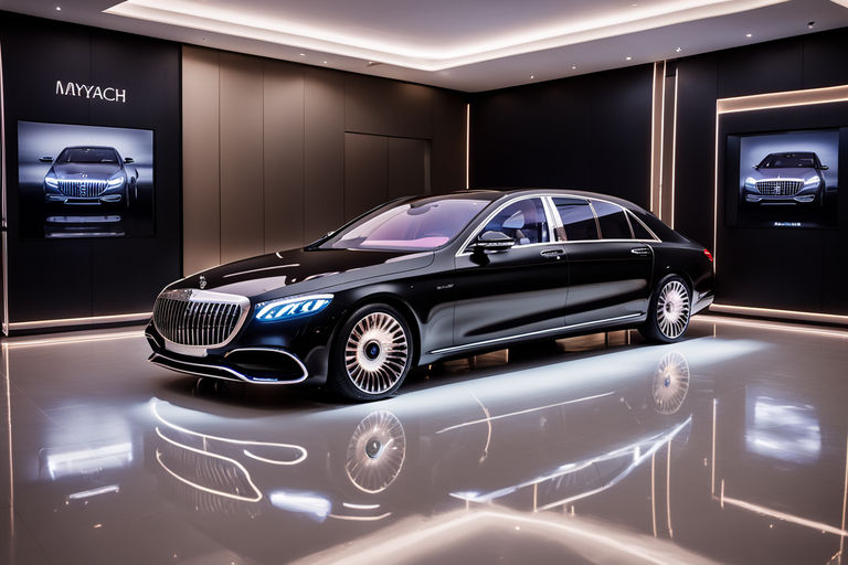 2025 Mercedes Maybach S-Class showcased in lavish showroom by Moter Bike - Playground