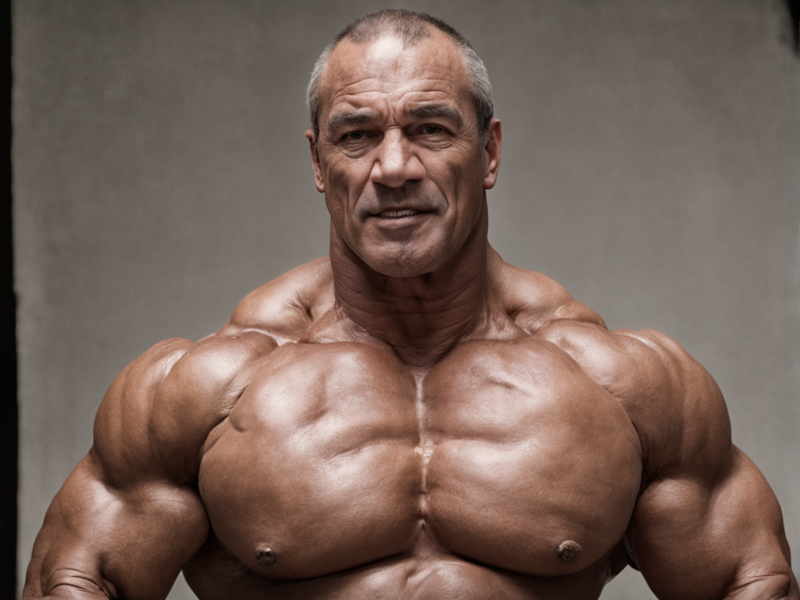 Supersized herculean male bodybuilder by Rex Jetfuel - Playground