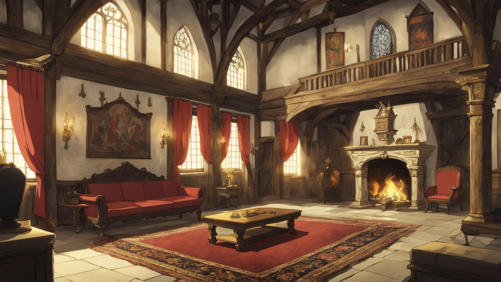 Medieval living room by Вероника - Playground