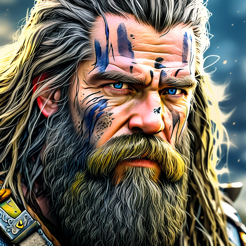 Braveheart battle no blood clean face by Carl Pearce - Playground