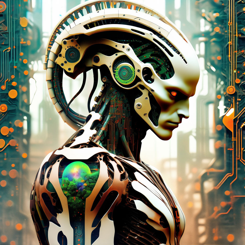 Muscular male android by diero kraft - Playground