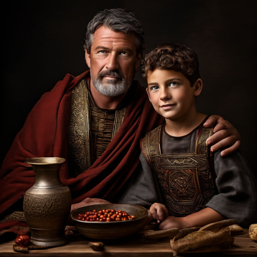 Traditions lives on form roman father to Germanic son by Oluf Hansen ...