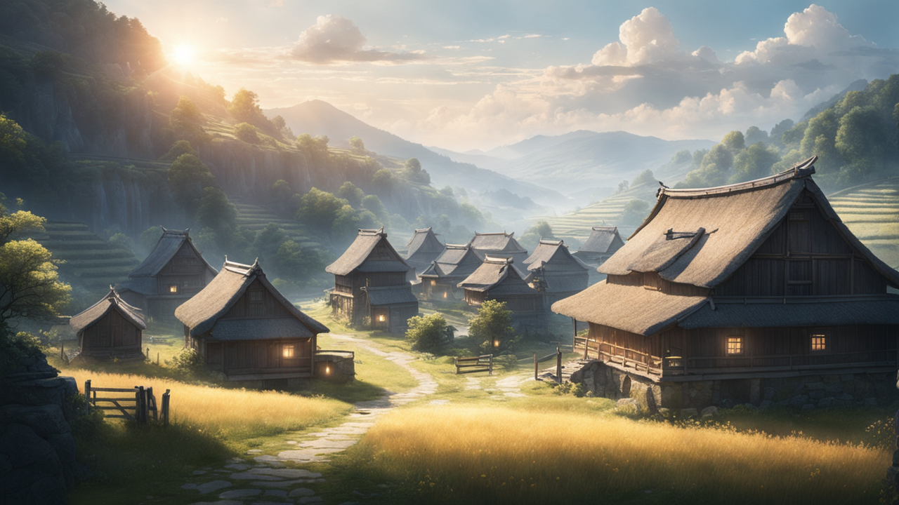 Photography of a rustic village scene by Wycsword - Playground