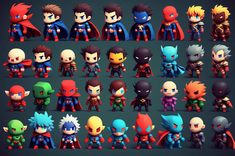 11 characters old jrpg sprite 2d by XScottyDontX - Playground
