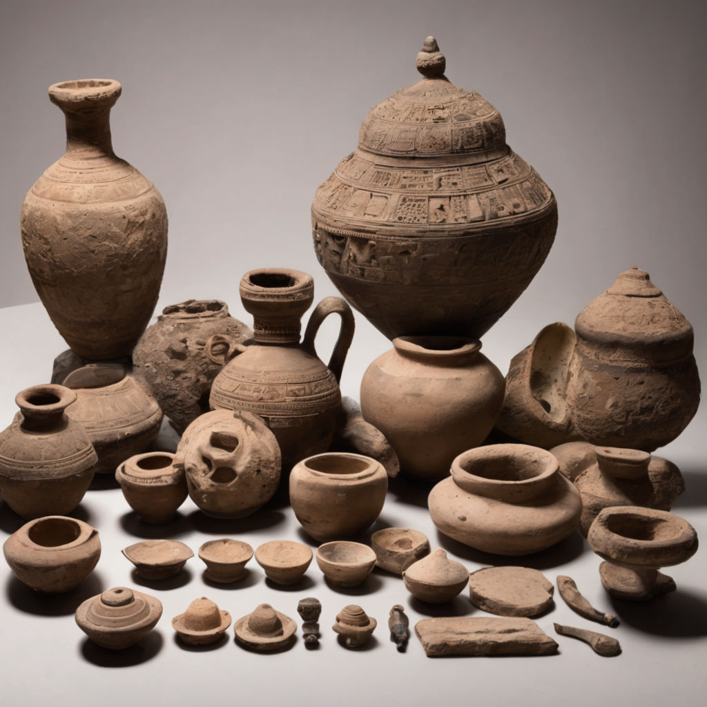 A collection of artifacts from each of the seven cities by Abhay verma ...