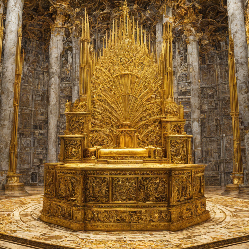 The highest throne in the highest golden tower by extra account ...