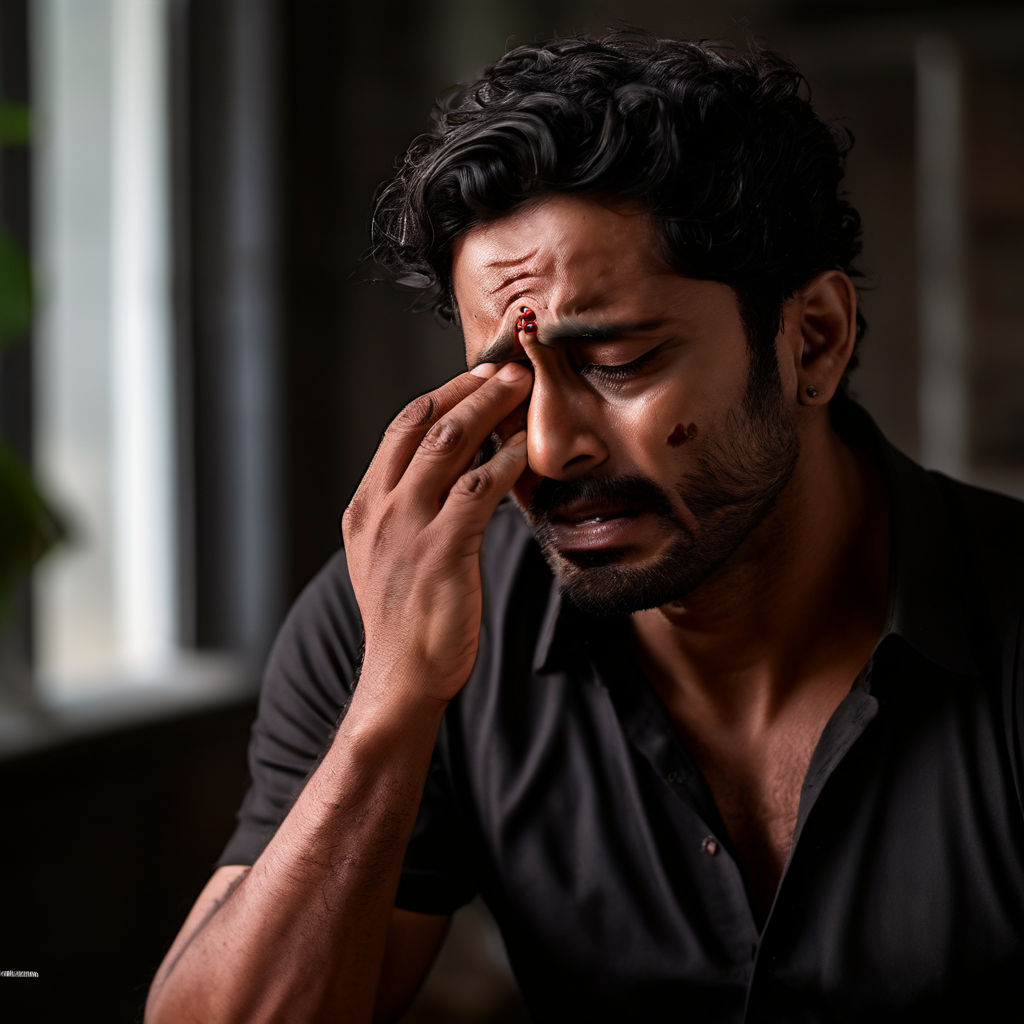 Bharath crying by Peri Srinivas - Playground