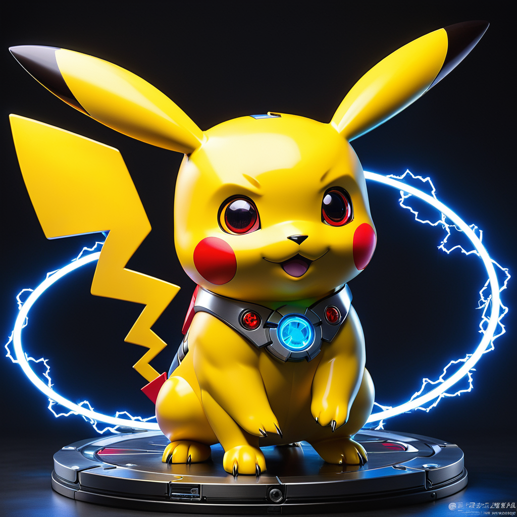 Mechanical Pikachu by M. Damian Zazueta Retamoza - Playground
