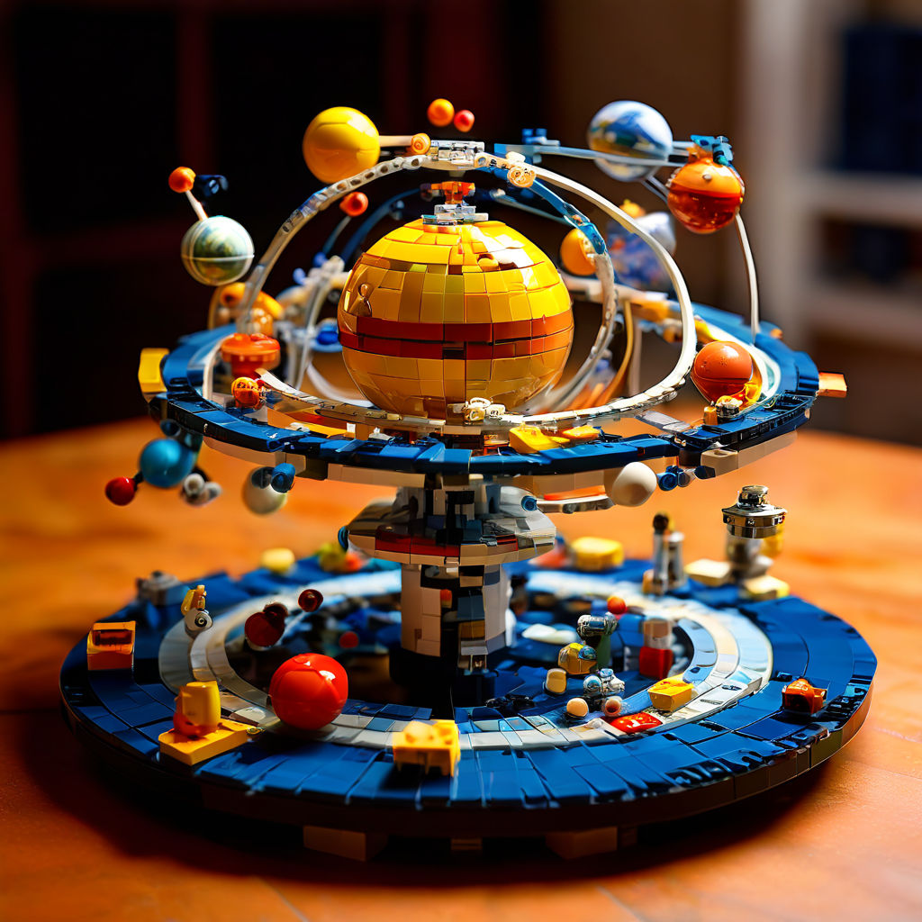 Lego solar system orrery by - Playground