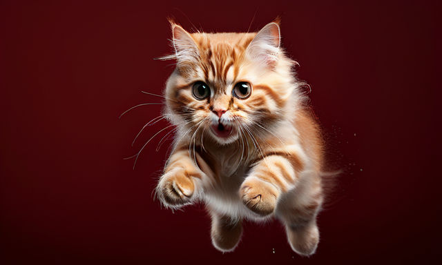 SUPER REALISTIC CAT JUMPING by sergio luiz - Playground
