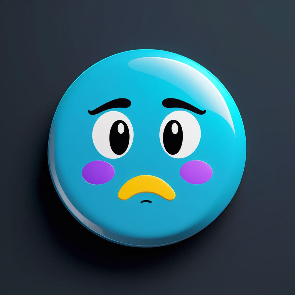 A animated 3d sad react button by Sheikh Fahim - Playground