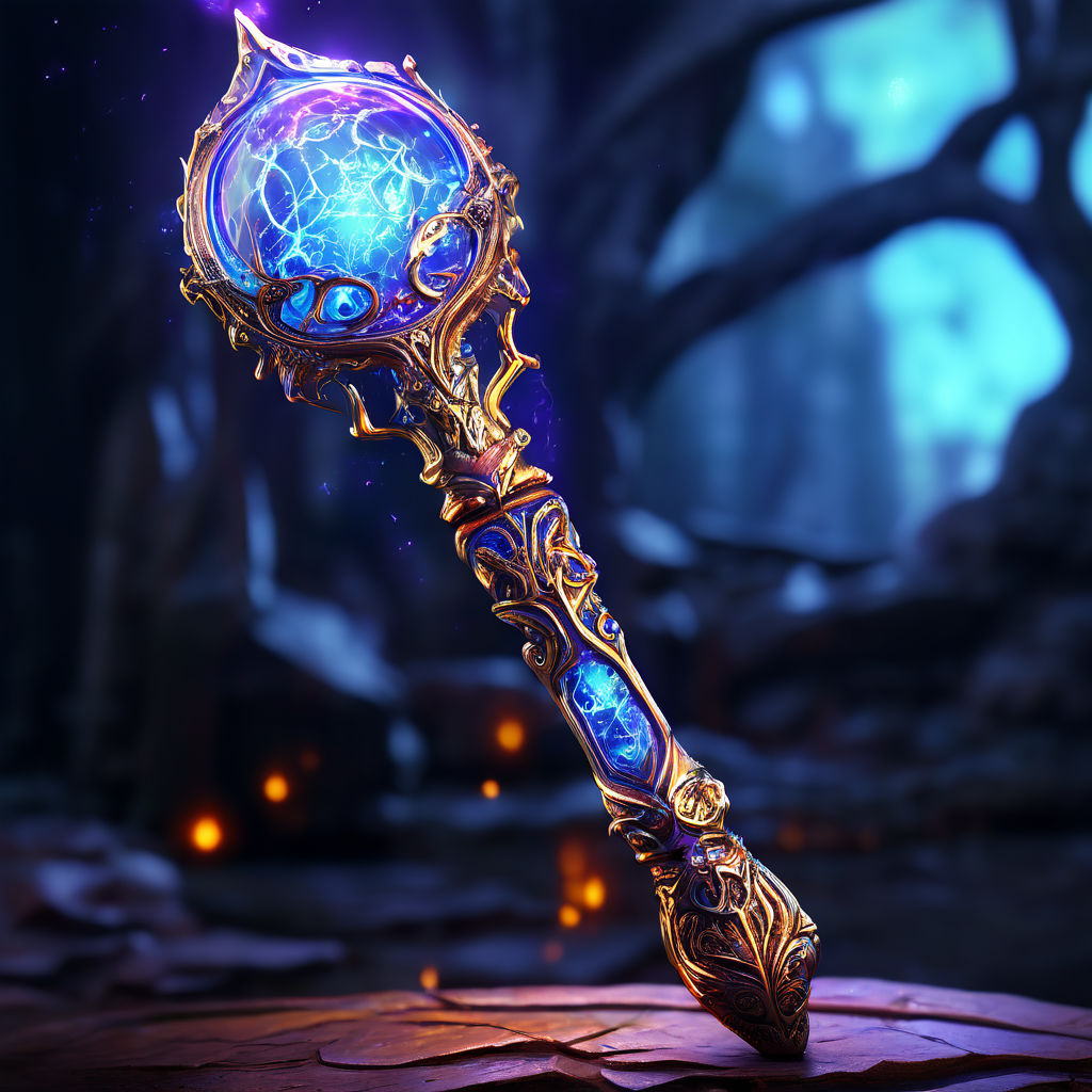 The Archmage's staff by Елена Романова - Playground