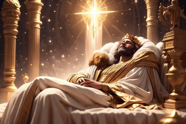 King Solomon is sleeping and dreaming of God by FABIO FELIX PRATES ...