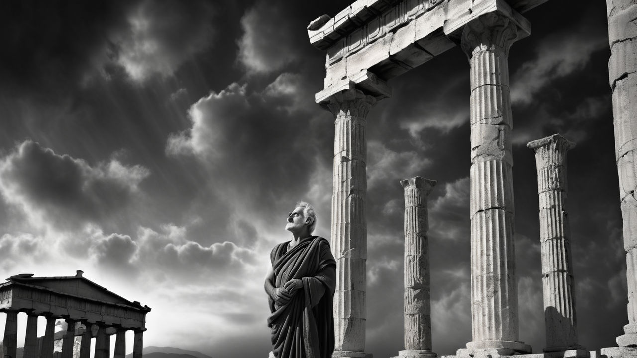 A respected Greek senator by Piotr Marcinkiewicz - Playground