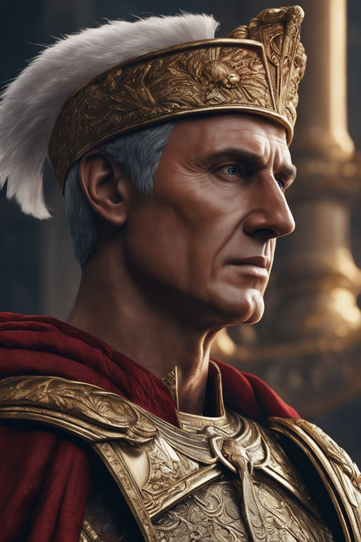 A realistic portrait of Julius Caesar by Nabendu Paul - Playground