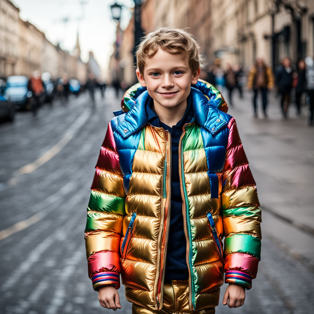 Little Smiling Blond Boy by Sebastian Urban - Playground