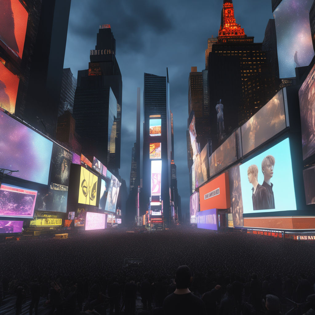 BTS Concert on Times Square by Илья Мотора - Playground