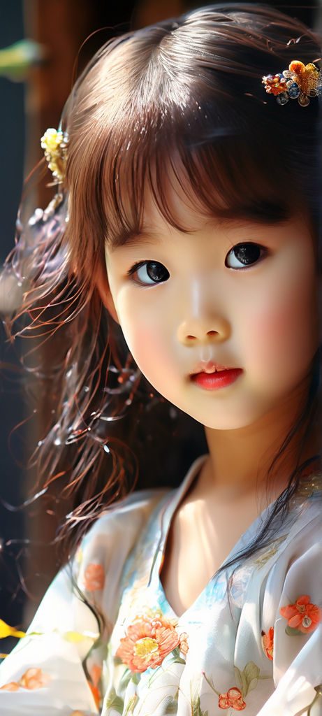 Very beautiful little Korean girl by Mer Met - Playground