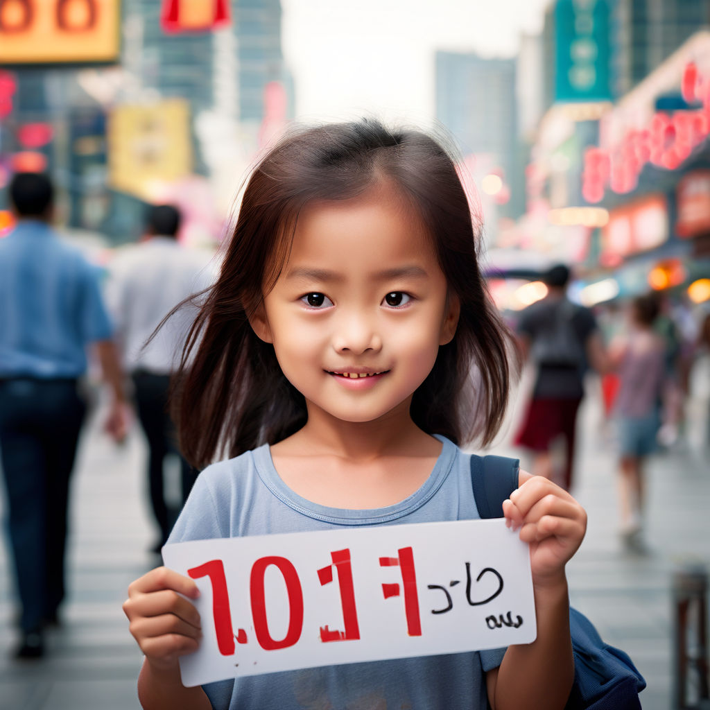 Beautiful Asia 7 years old girl by 高夢光 - Playground