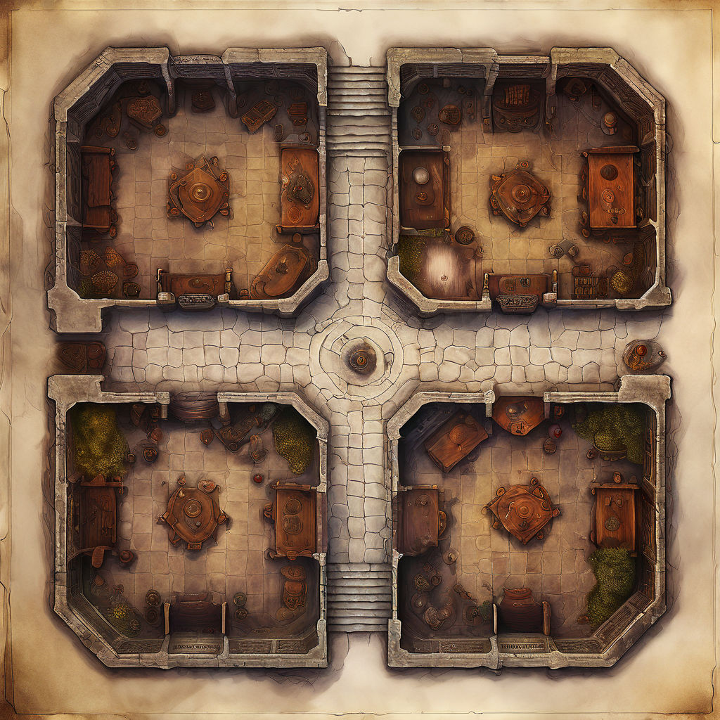 Dnd top view rpg grid map dwarven tavern lord of the rings m... by Atty ...