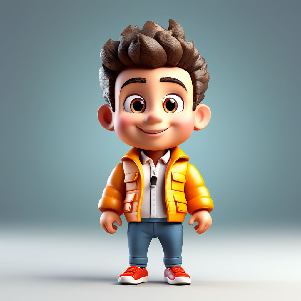 Tiny man 3d cartoon character by Masud Rana - Playground