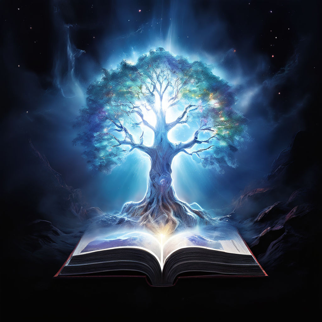 White light world tree book cover by temu kenny - Playground