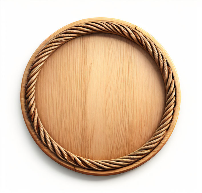 A 3D circular wooden board by Testedemod Pirata - Playground